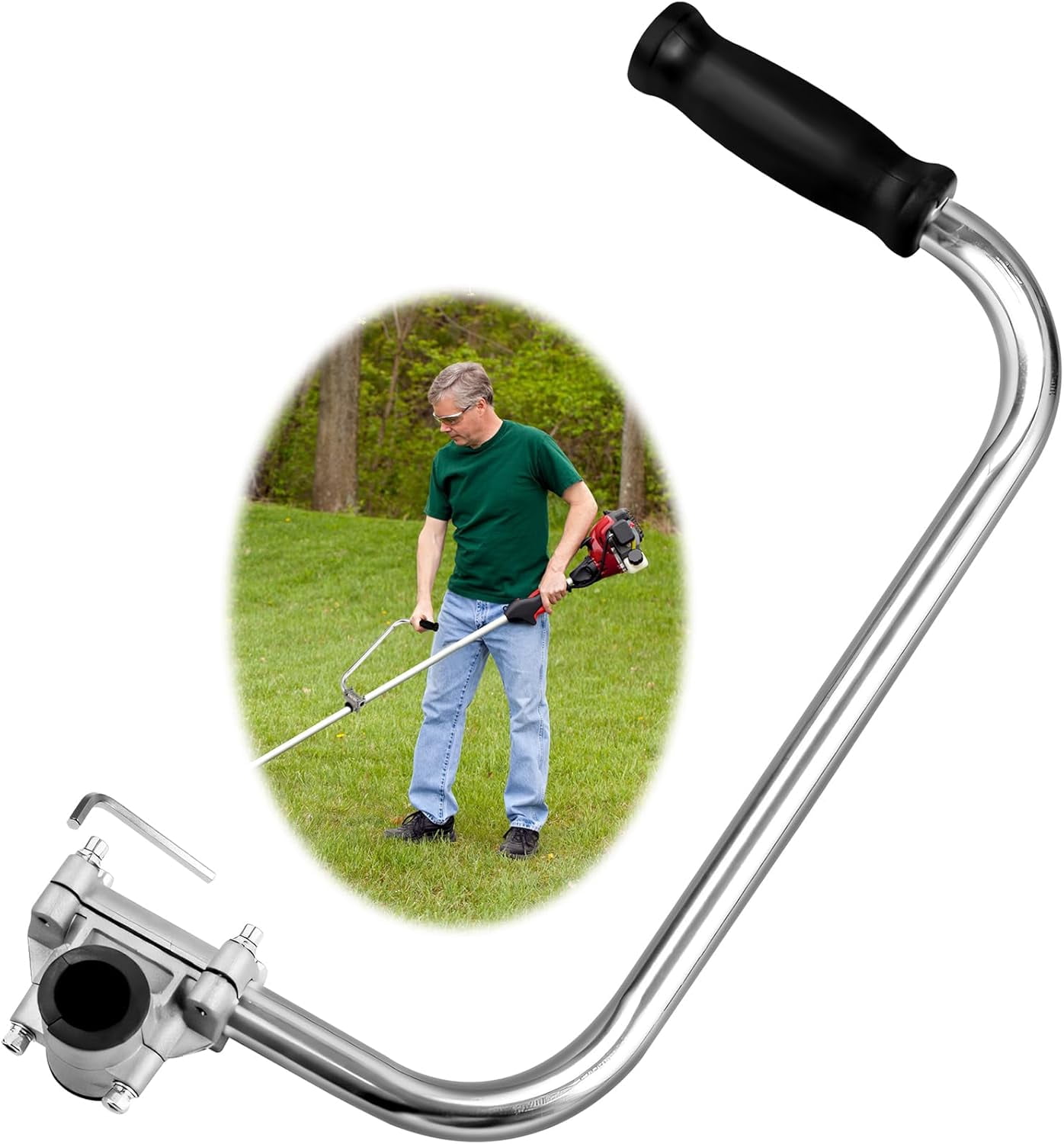 String Trimmer Handle, Weed Eater Handle Extension, Ergonomic Trimmer ...
