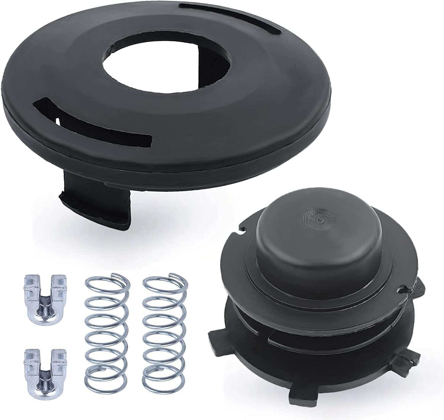 String Trimmer Replacement Parts Head Spool and Cover Cap 6pcs Kit ...