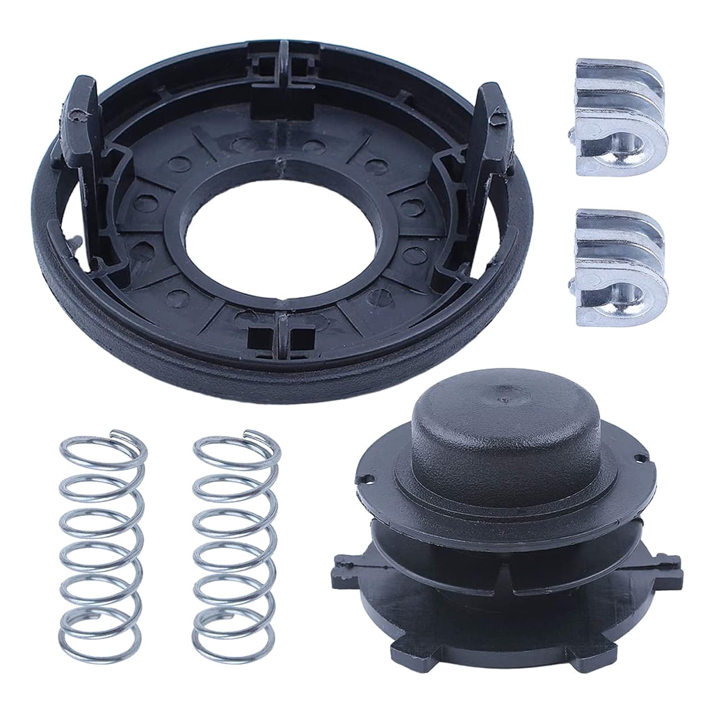 String Trimmer Replacement Parts for Head Spool and Cover Cap 6pcs Kit ...