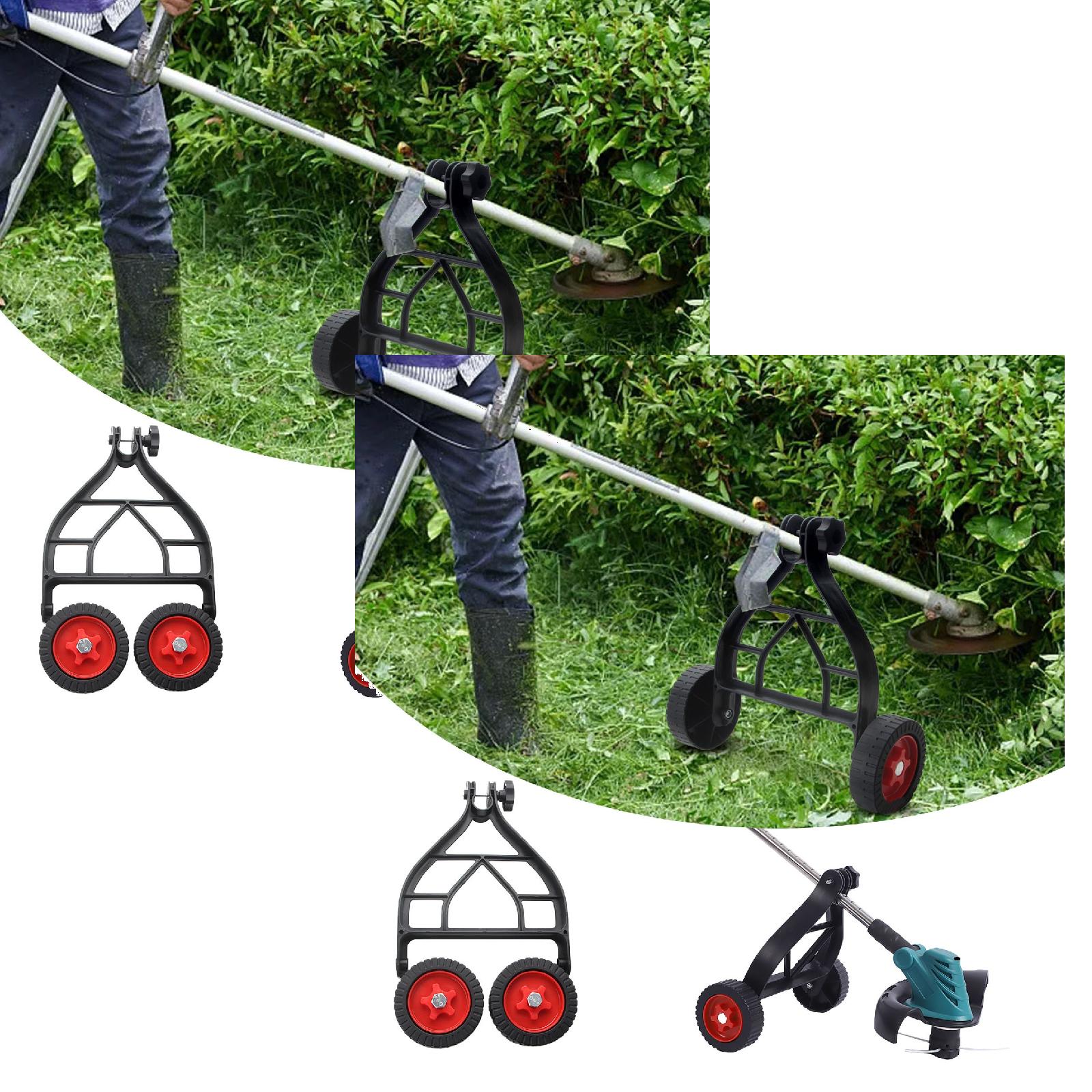 String Trimmer Support Wheels Attachment Wheels Auxiliary Walk Behind ...