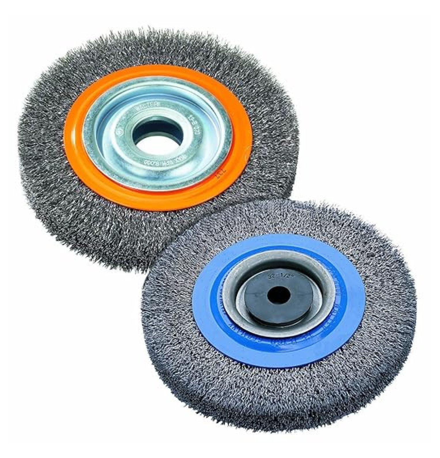 Stringer Bead Wheel Brush - 10 inch Orange Abrasive Wheel Brush for ...