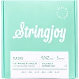 Stringjoy Flyers Electric Guitar Strings - Super Light (09-42 ...