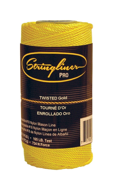 Stringliner 35100 Nylon 165 lb. Capacity Twisted Mason Line Refill 270 ...