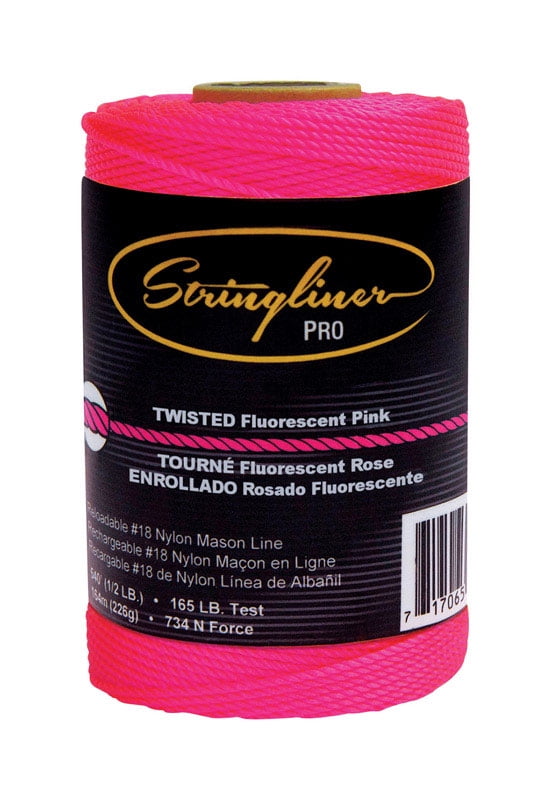 Stringliner 0.5 oz Mason's Line and Reel 540 ft. Pink Twisted - Walmart.com
