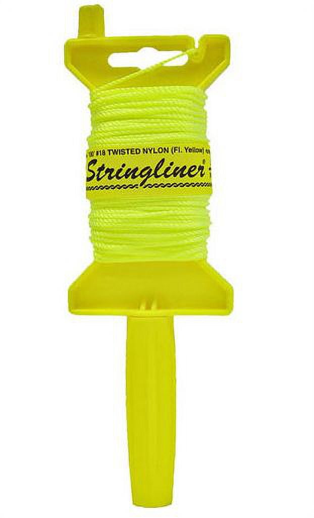 Stringliner 11112 Chalk Mason Line with Reel, 100', Yellow - Walmart.com