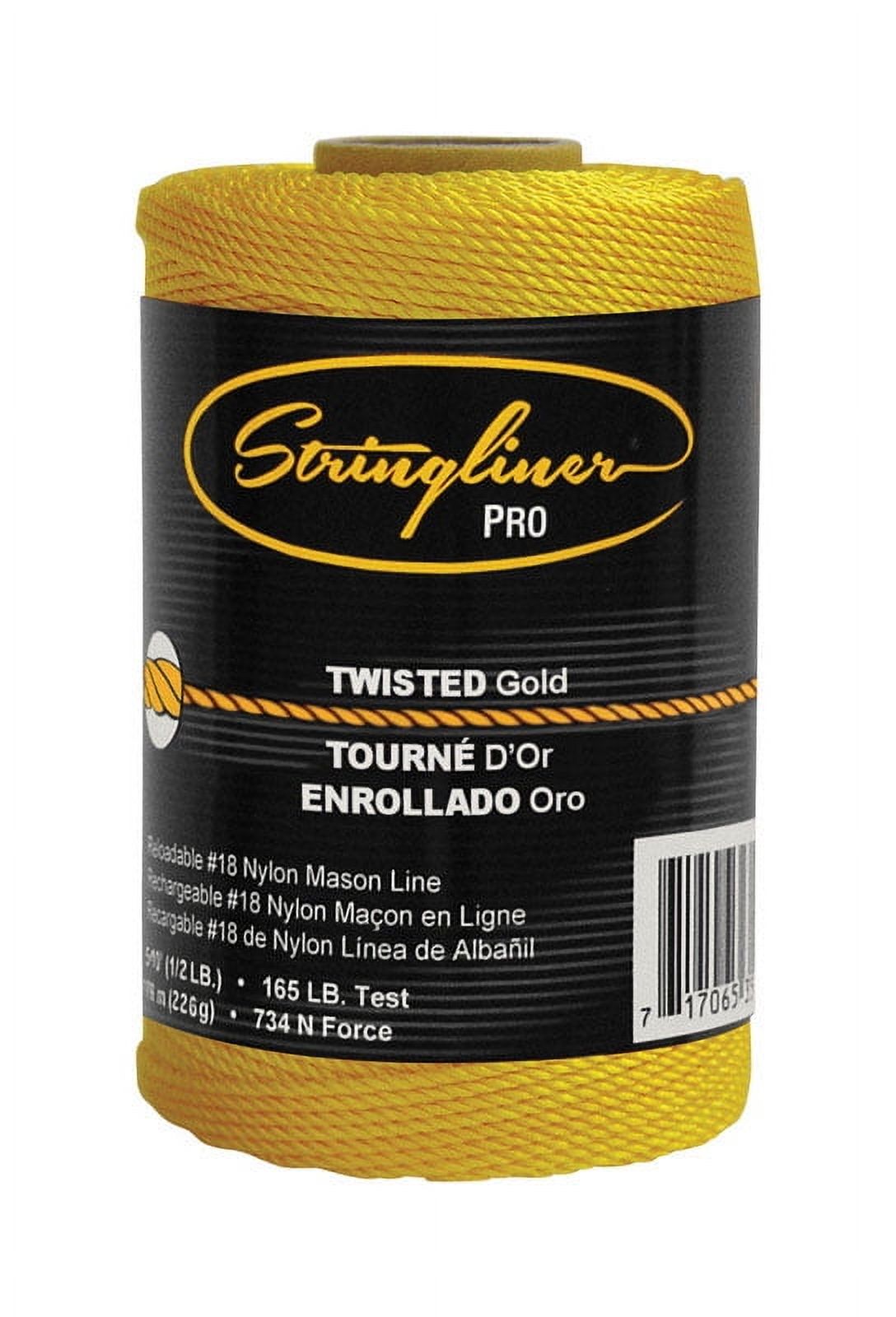 Stringliner 2612844 540 ft. Twisted Gold Mason Line Refill - Walmart.com