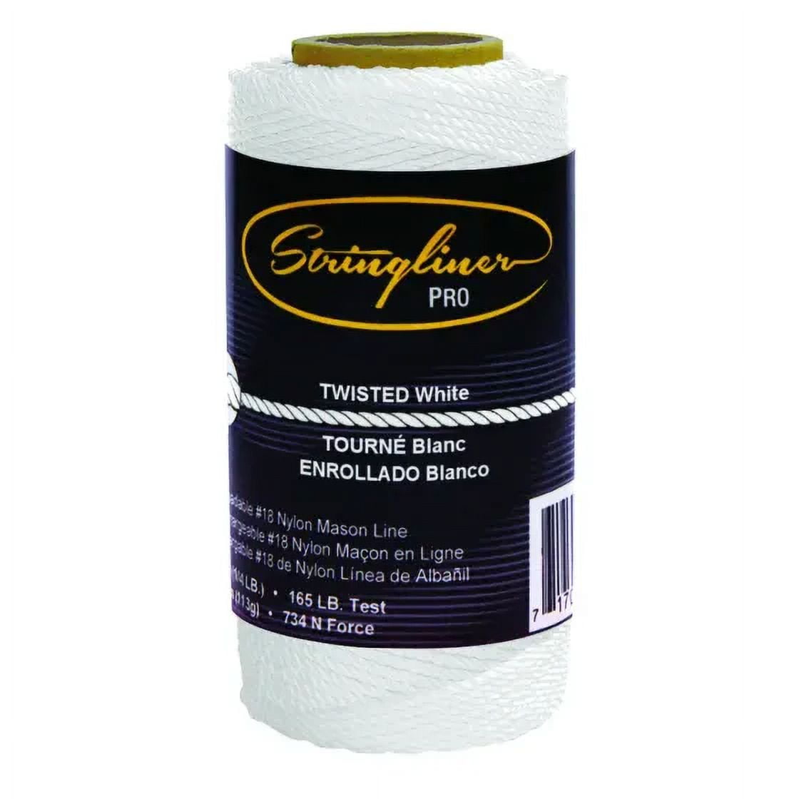 Stringliner 35103 Pro Series Construction Line, #18 Dia, 270 Feet By ...