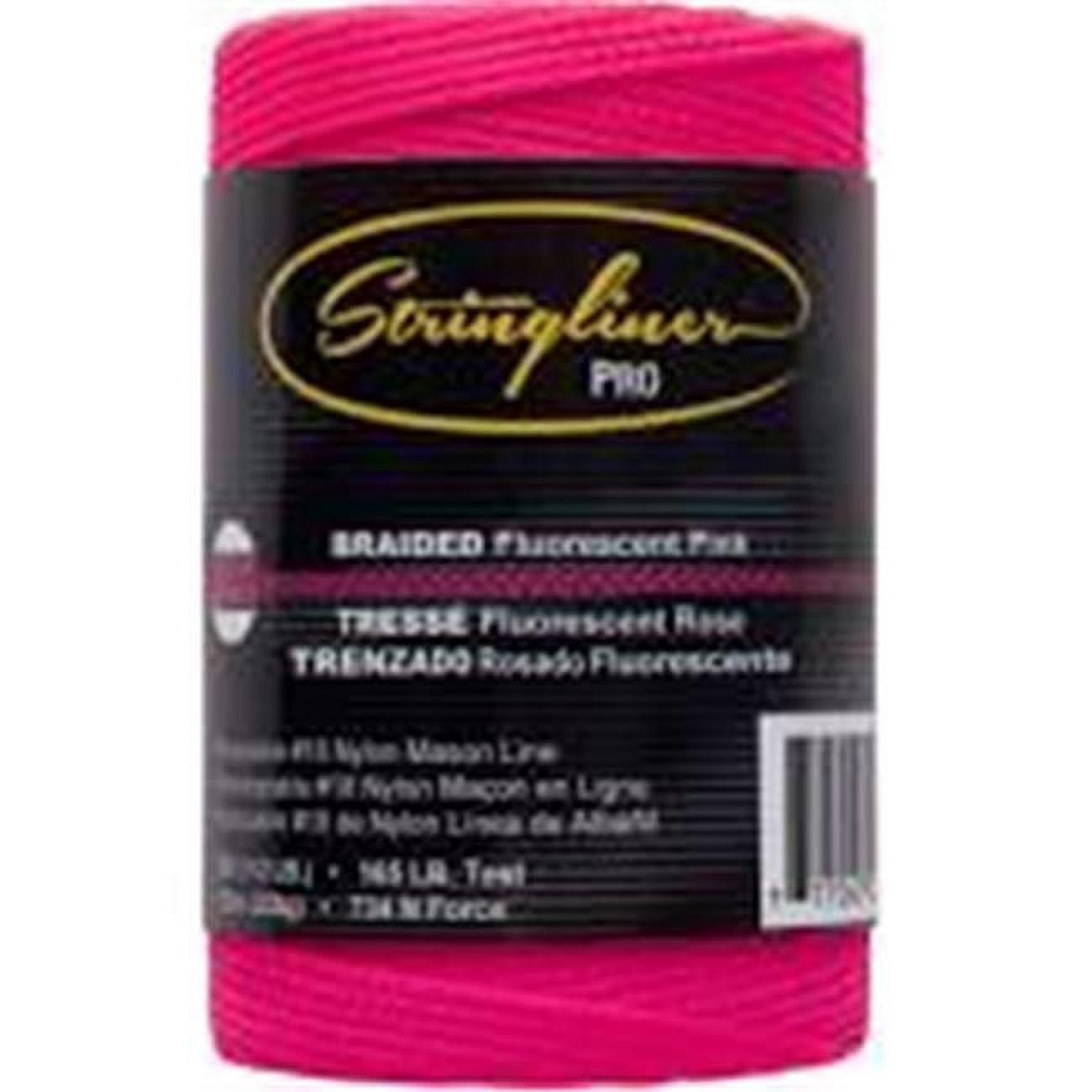 Stringliner 500 ft. FL Braided Twine Pro-Level Wiz Roll - Pink ...