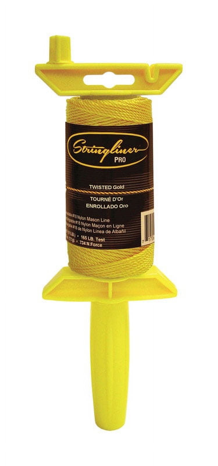 Stringliner Pro Gold Twisted Chalk Line Reel 135 ft. Gold - Walmart.com