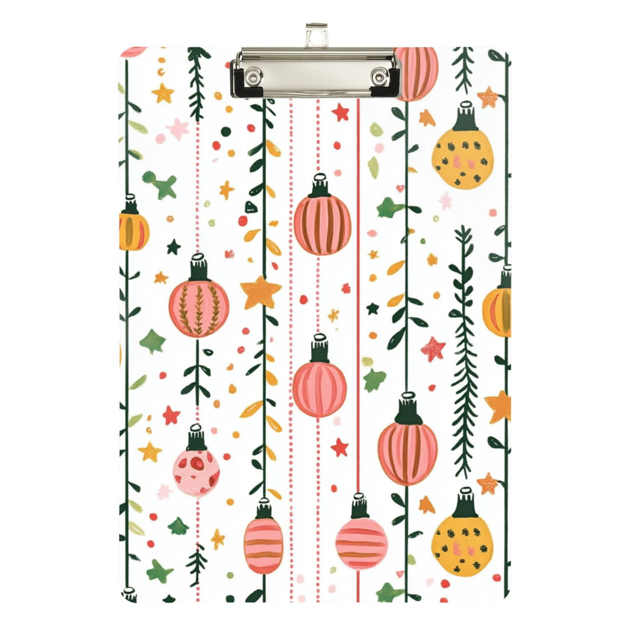 Strings Of Lights Leaves Stars Acrylic Clipboard Drawing Board Clipboard with Hook A4 Size ...