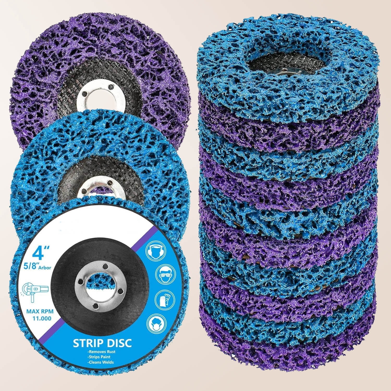 Strip Discs Stripping Wheel for Angle Grinder Clean and Remove Paint ...