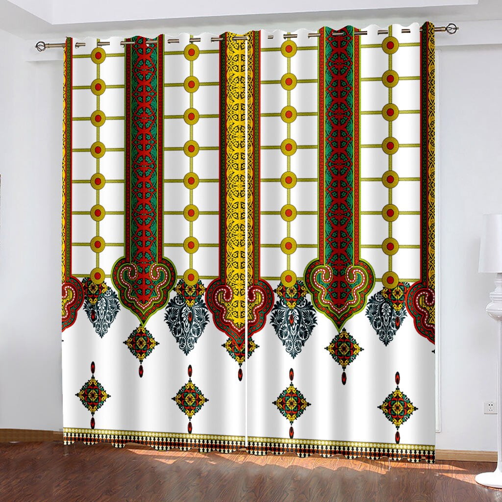 Strip Ethiopian and Eritrean Traditional Curtains for Living Room ...