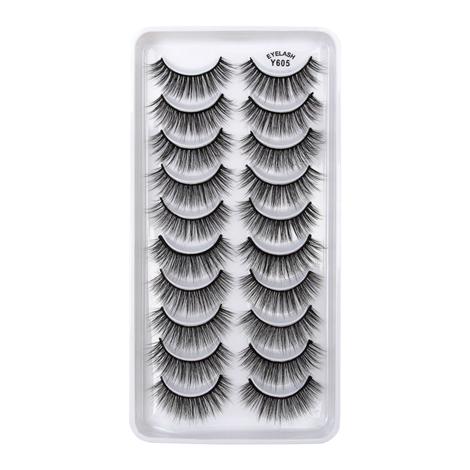 Strip Long Lasting Eyelashes Individual Packaging False Eyelashes 6d ...