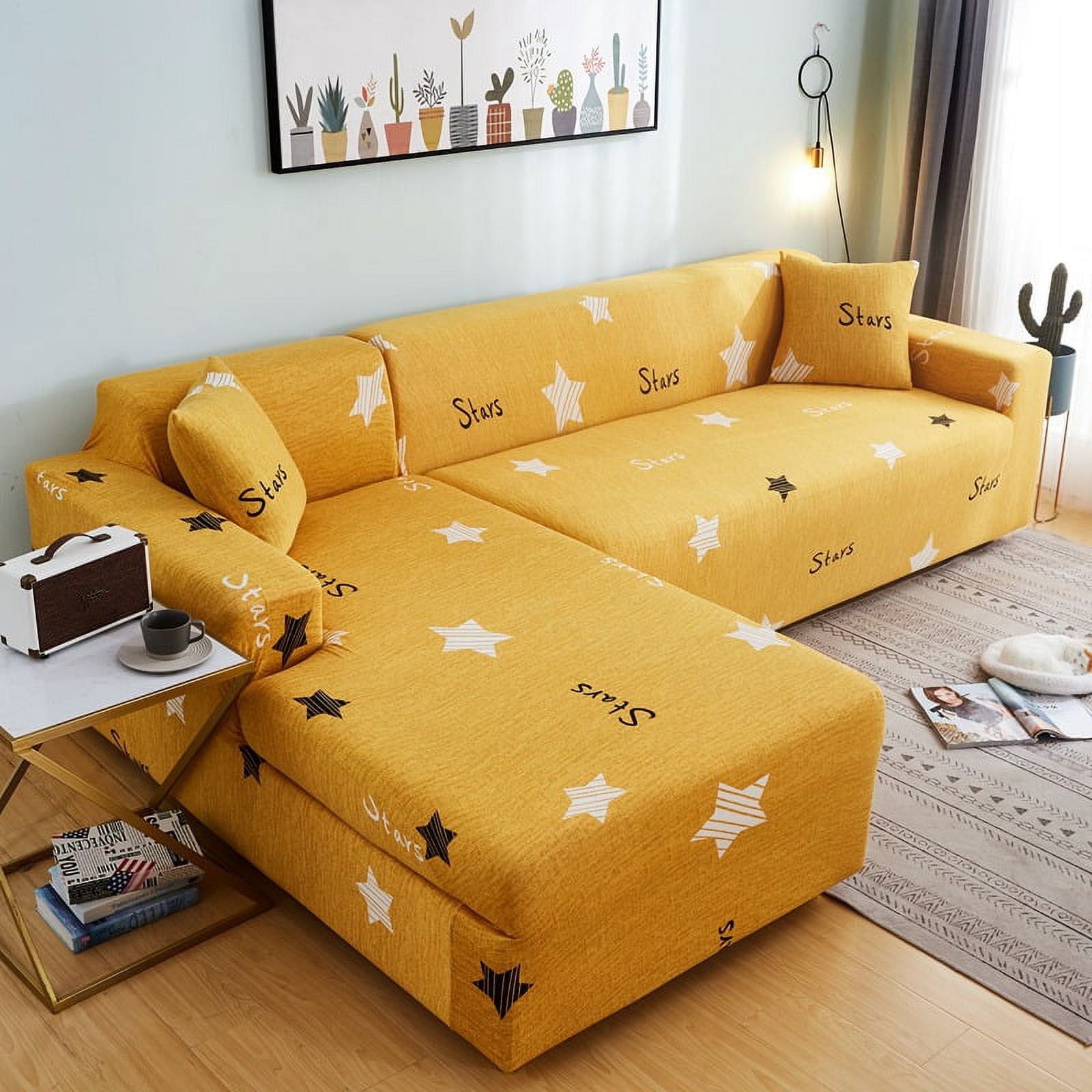 Strip Pattern Stretch Elastic Sofa Covers for Living Room Needs Order ...