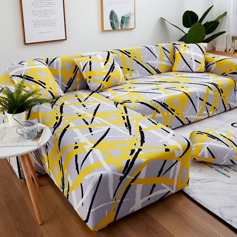 Strip Pattern Stretch Elastic Sofa Covers for Living Room Needs Order ...