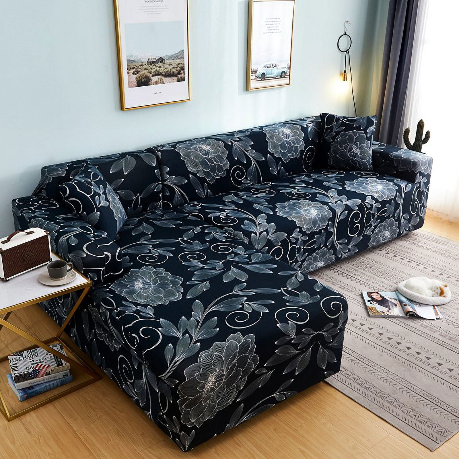 Strip Pattern Stretch Elastic Sofa Covers for Living Room Needs Order ...