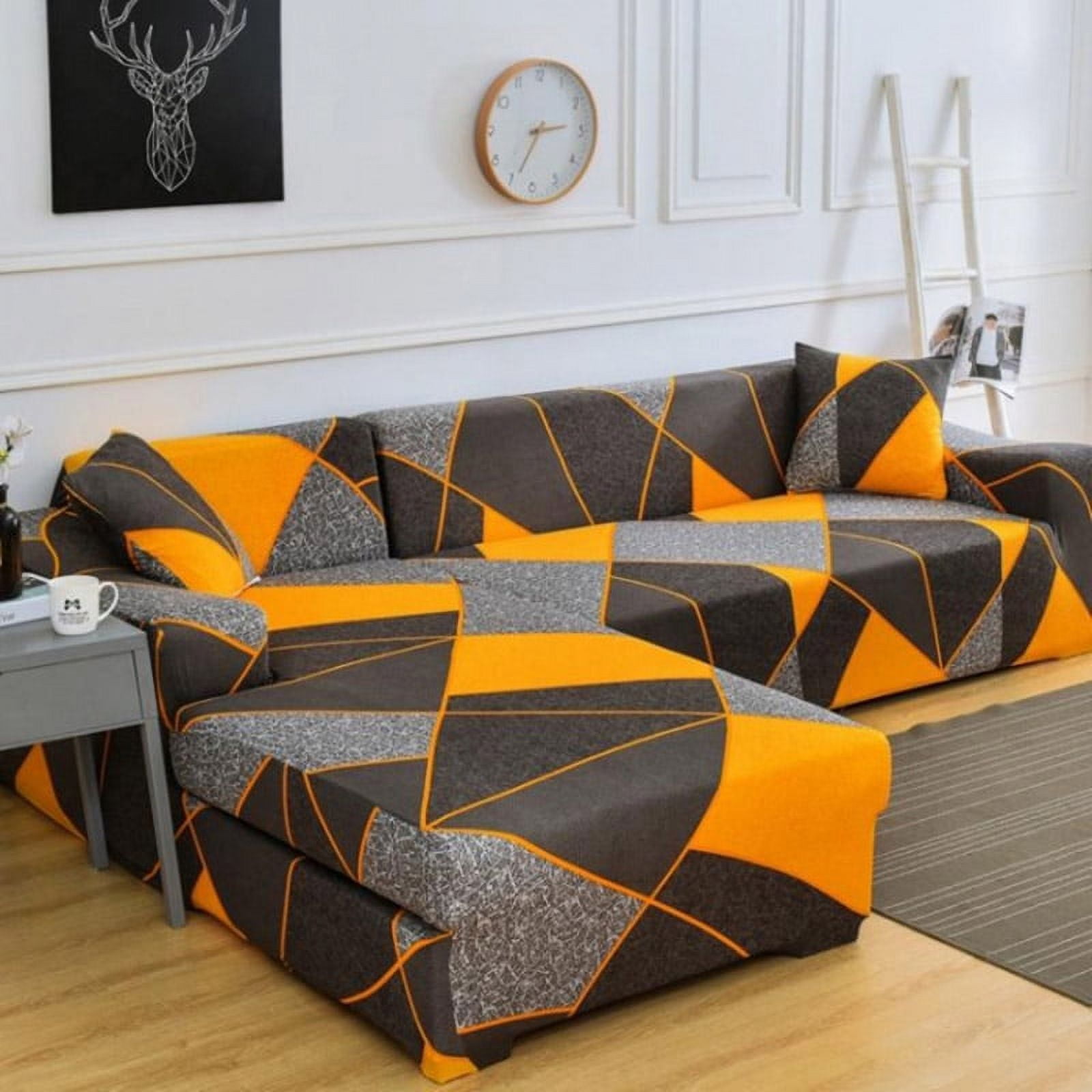 Strip Pattern Stretch Elastic Sofa Covers for Living Room Needs Order ...
