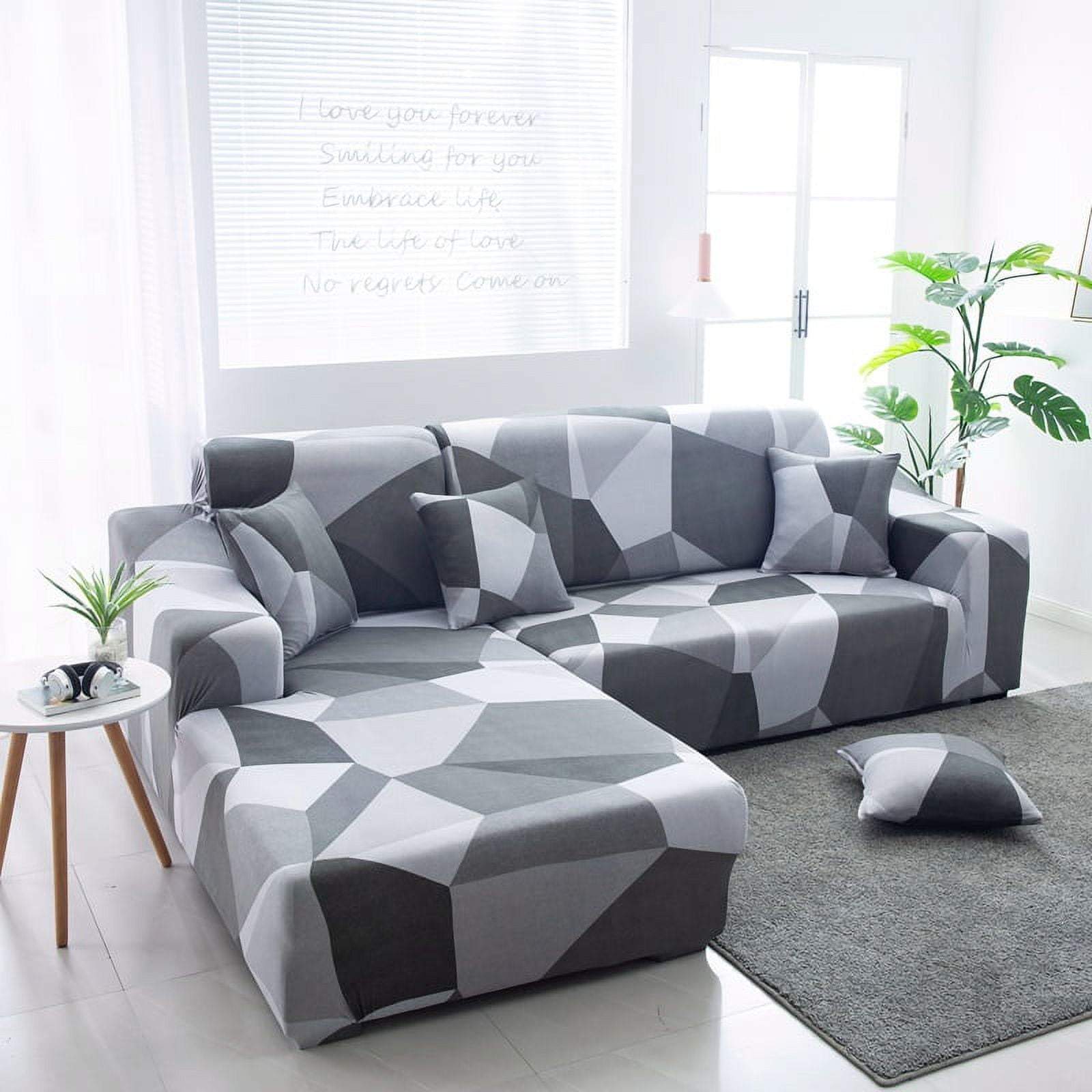Strip Pattern Stretch Elastic Sofa Covers for Living Room Needs Order ...