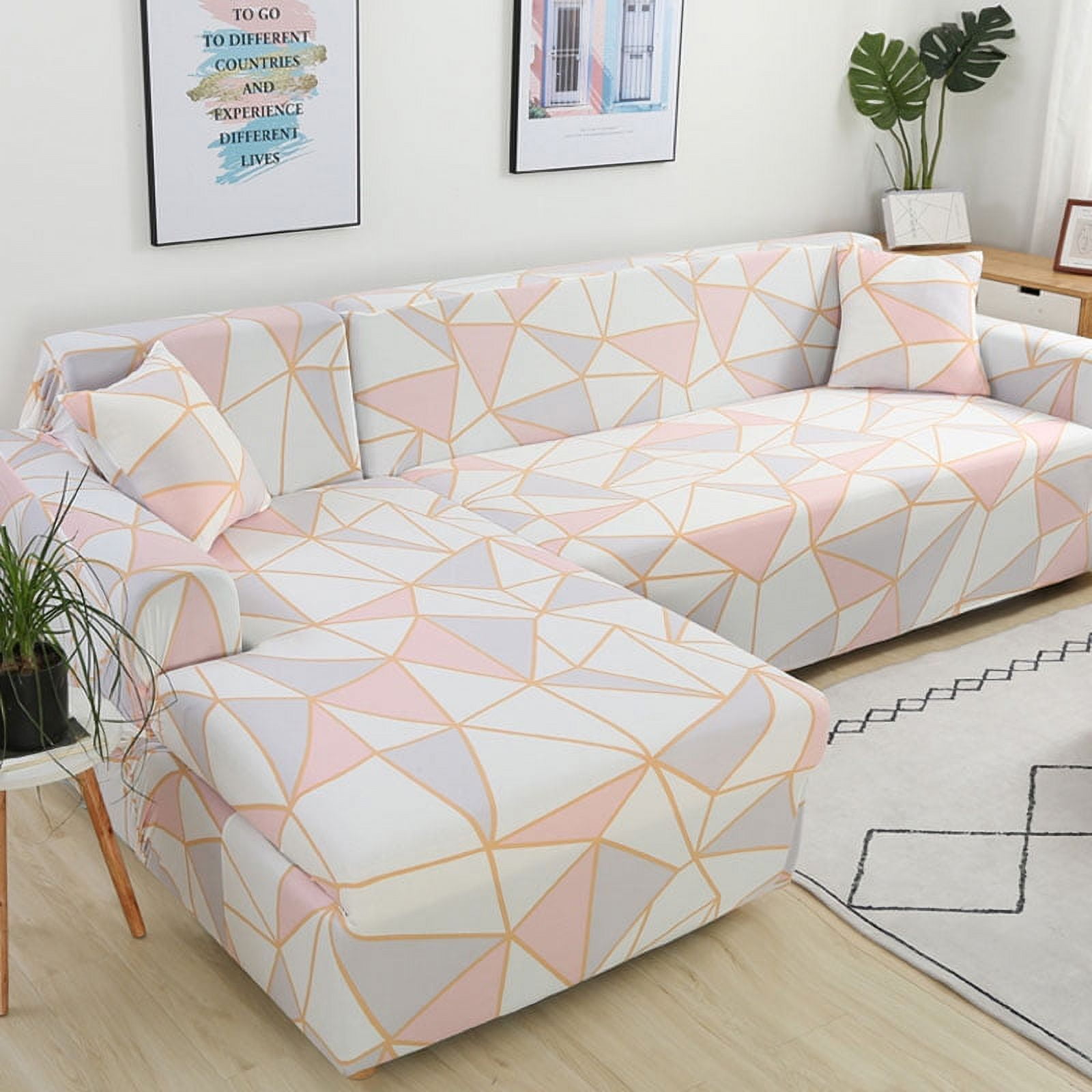 Strip Pattern Stretch Elastic Sofa Covers for Living Room Needs Order ...