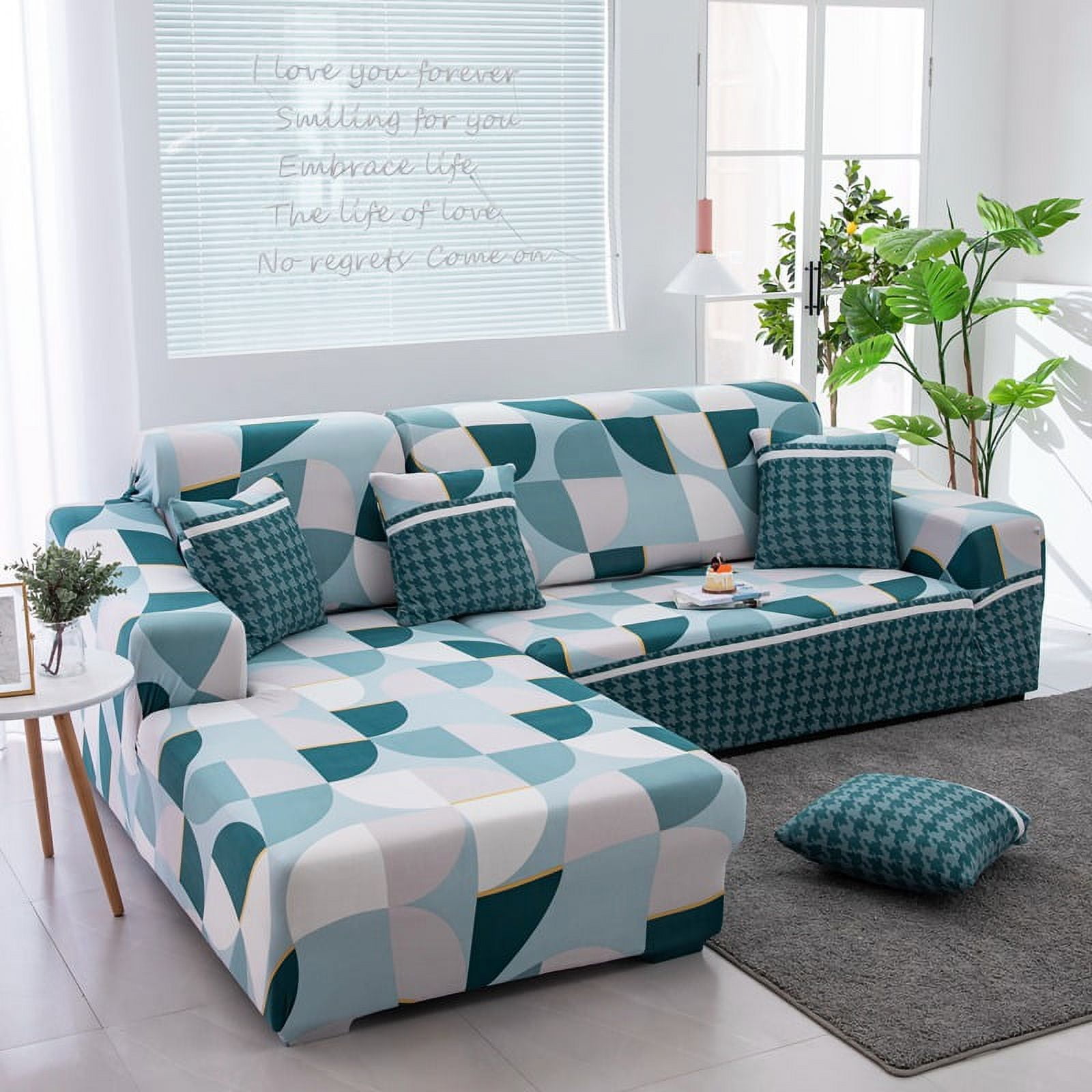 Strip Pattern Stretch Elastic Sofa Covers for Living Room Needs Order ...