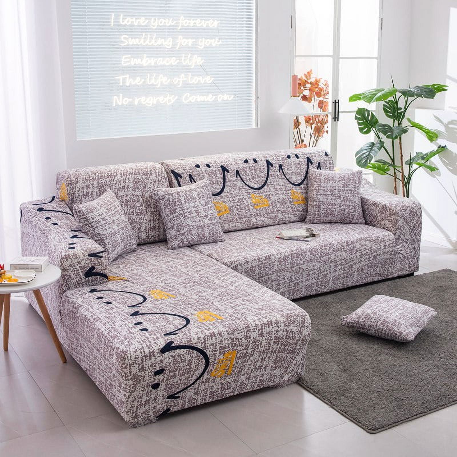 Strip Pattern Stretch Elastic Sofa Covers for Living Room Needs Order ...