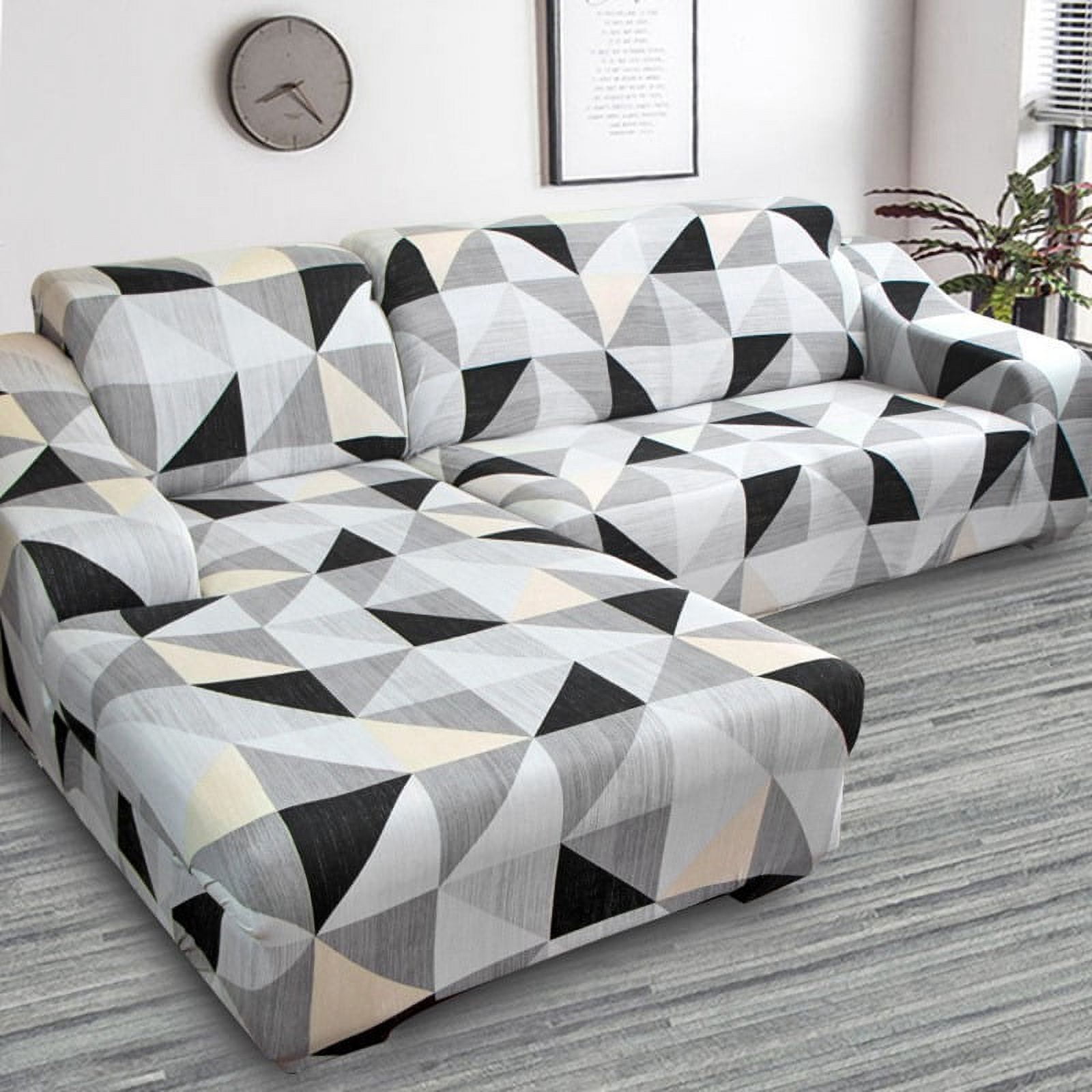 Strip Pattern Stretch Elastic Sofa Covers for Living Room Needs Order ...