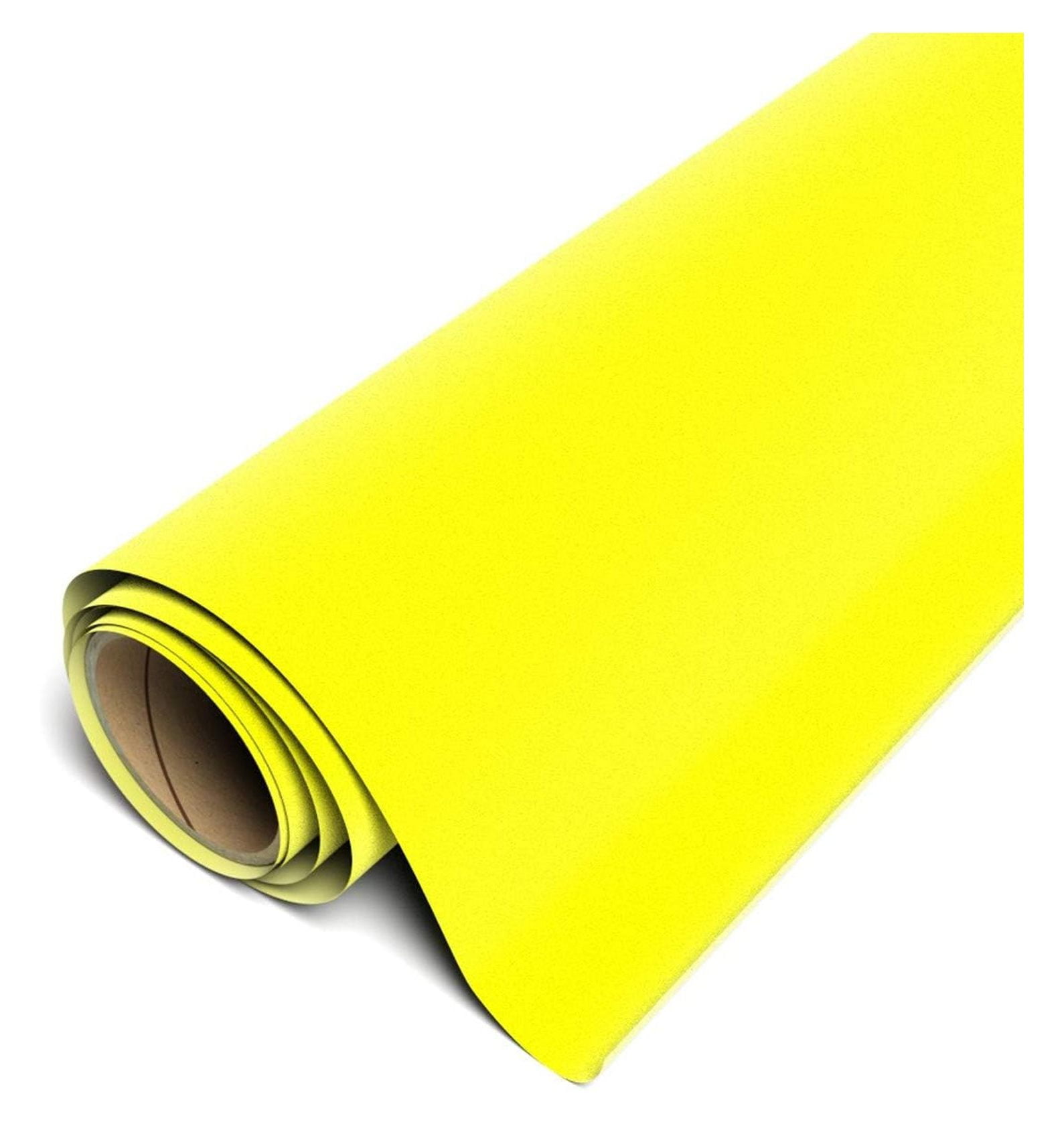 StripFlock Pro HTV 12"x5yd Roll (Fluorescent Yellow) - Textured Heat ...