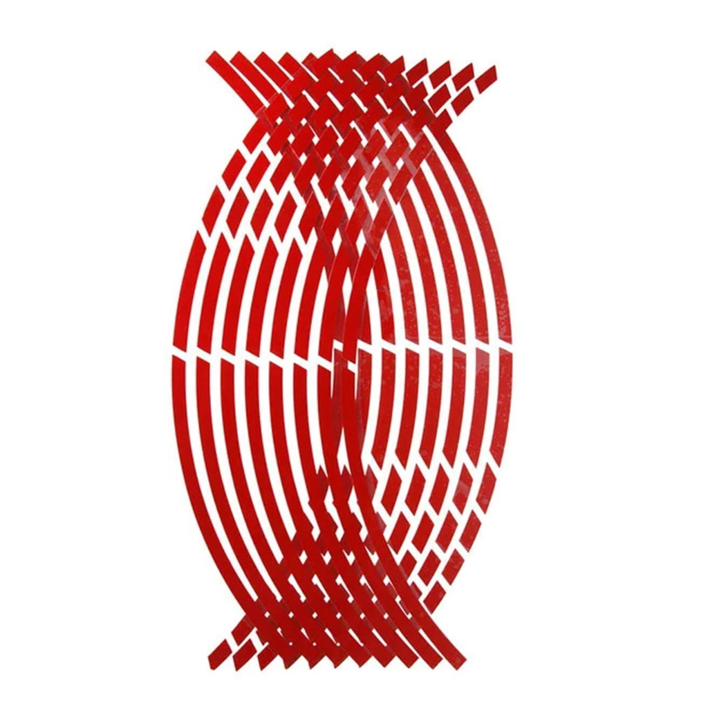 Stripe Decal Sticker Night Safety Stripe for Motorcycle Wheels Rim ...