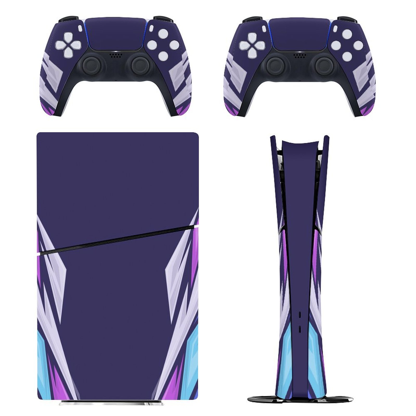 Stripe Line Pattern PS5/PS5 Slim Digital Disc Skin Sticker For Console ...