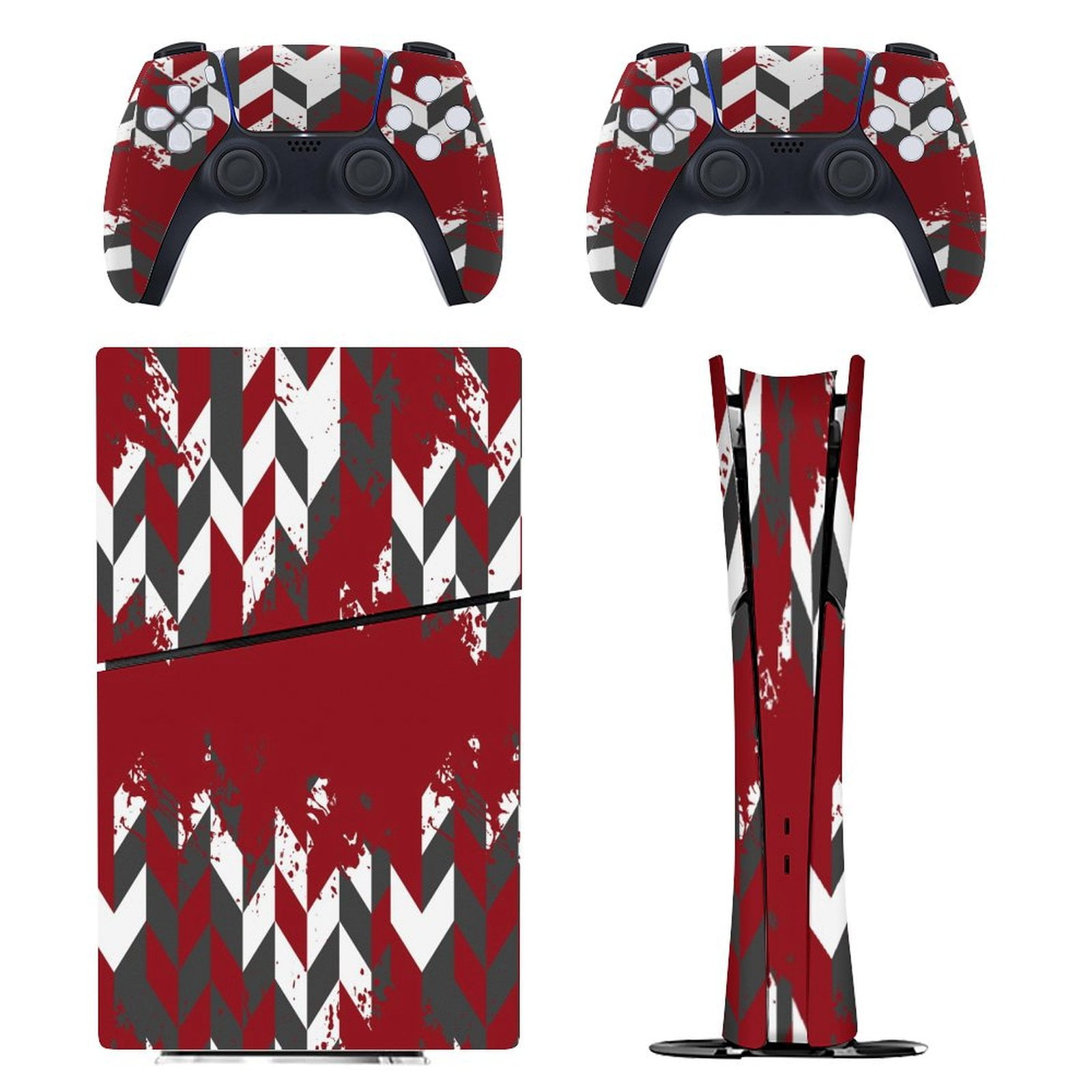 Stripe Line Pattern PS5/PS5 Slim Digital Disc Skin Sticker For Console ...