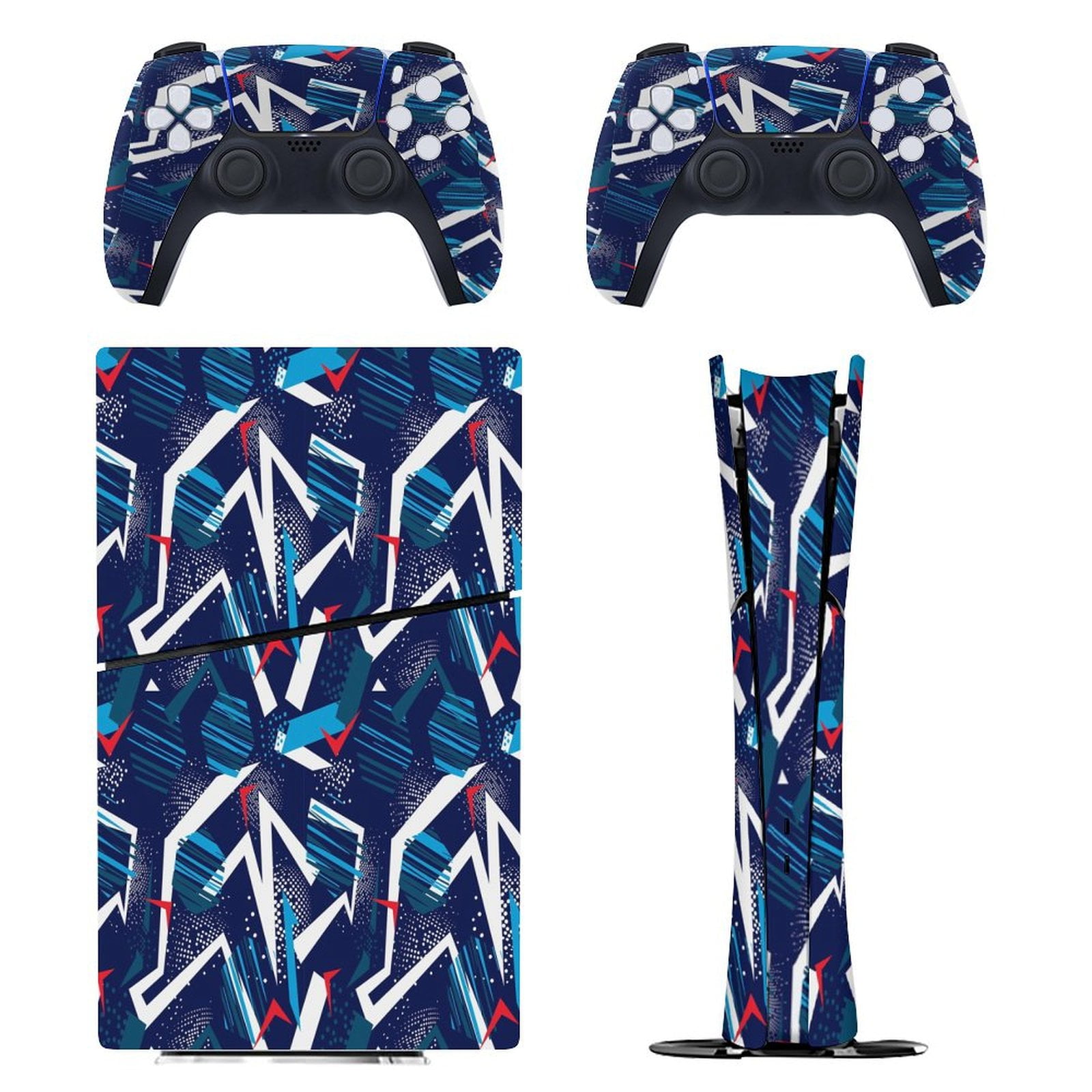 Stripe Line Pattern PS5/PS5 Slim Digital Disc Skin Sticker For Console ...