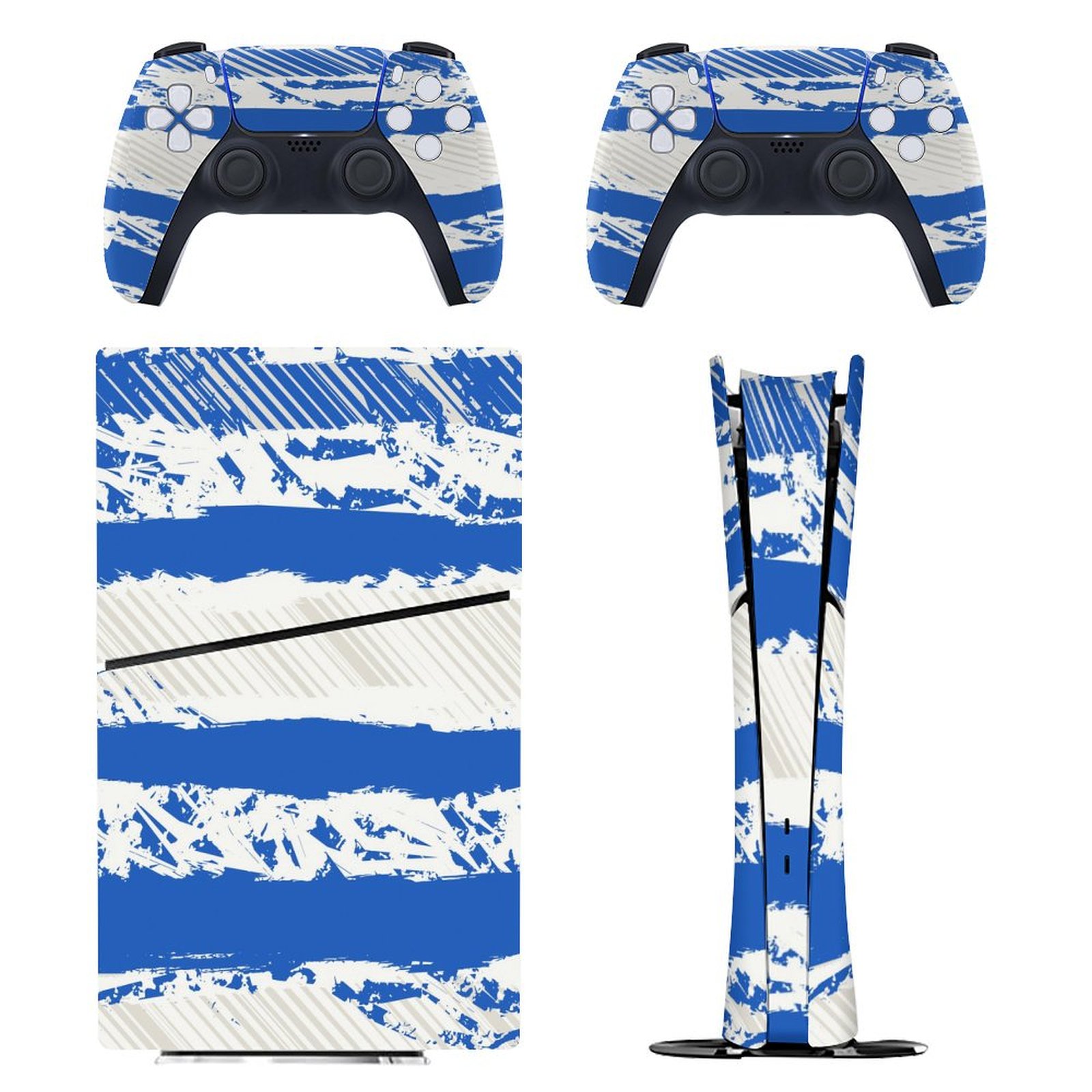 Stripe Line Pattern PS5/PS5 Slim Digital Disc Skin Sticker For Console ...