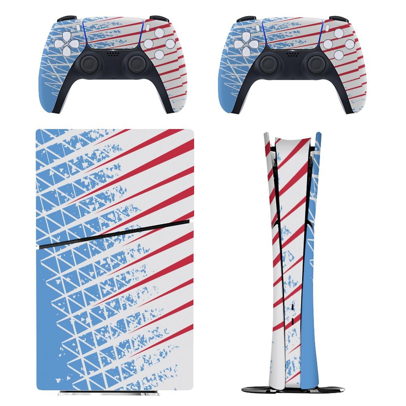Stripe Line Pattern PS5/PS5 Slim Digital Disc Skin Sticker For Console ...