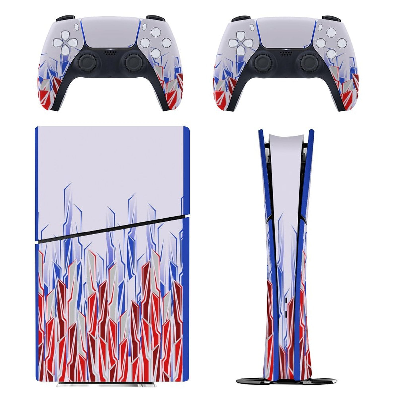 Stripe Line Pattern PS5/PS5 Slim Digital Disc Skin Sticker For Console ...