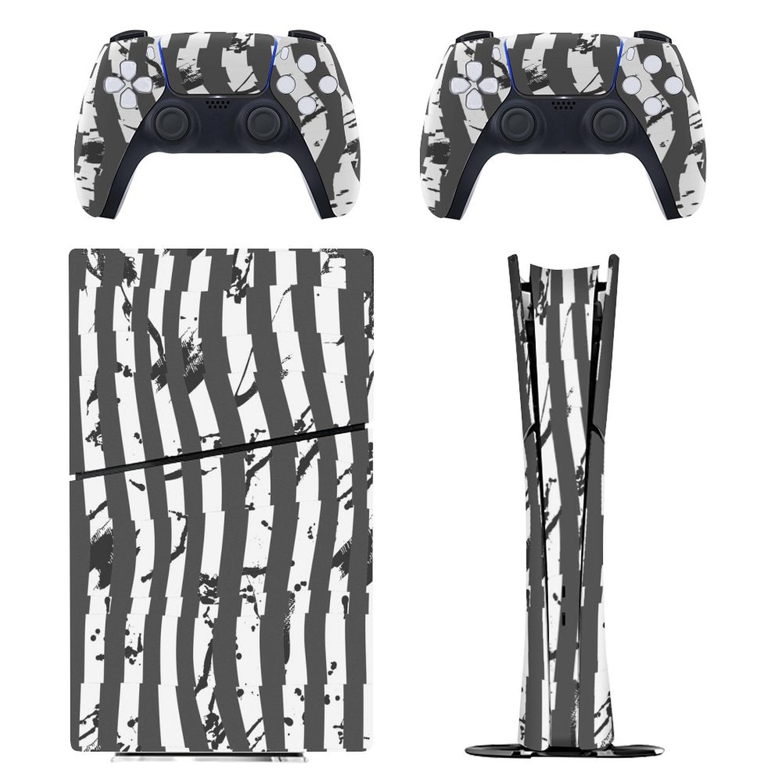 Stripe Line Pattern PS5/PS5 Slim Digital Disc Skin Sticker For Console ...