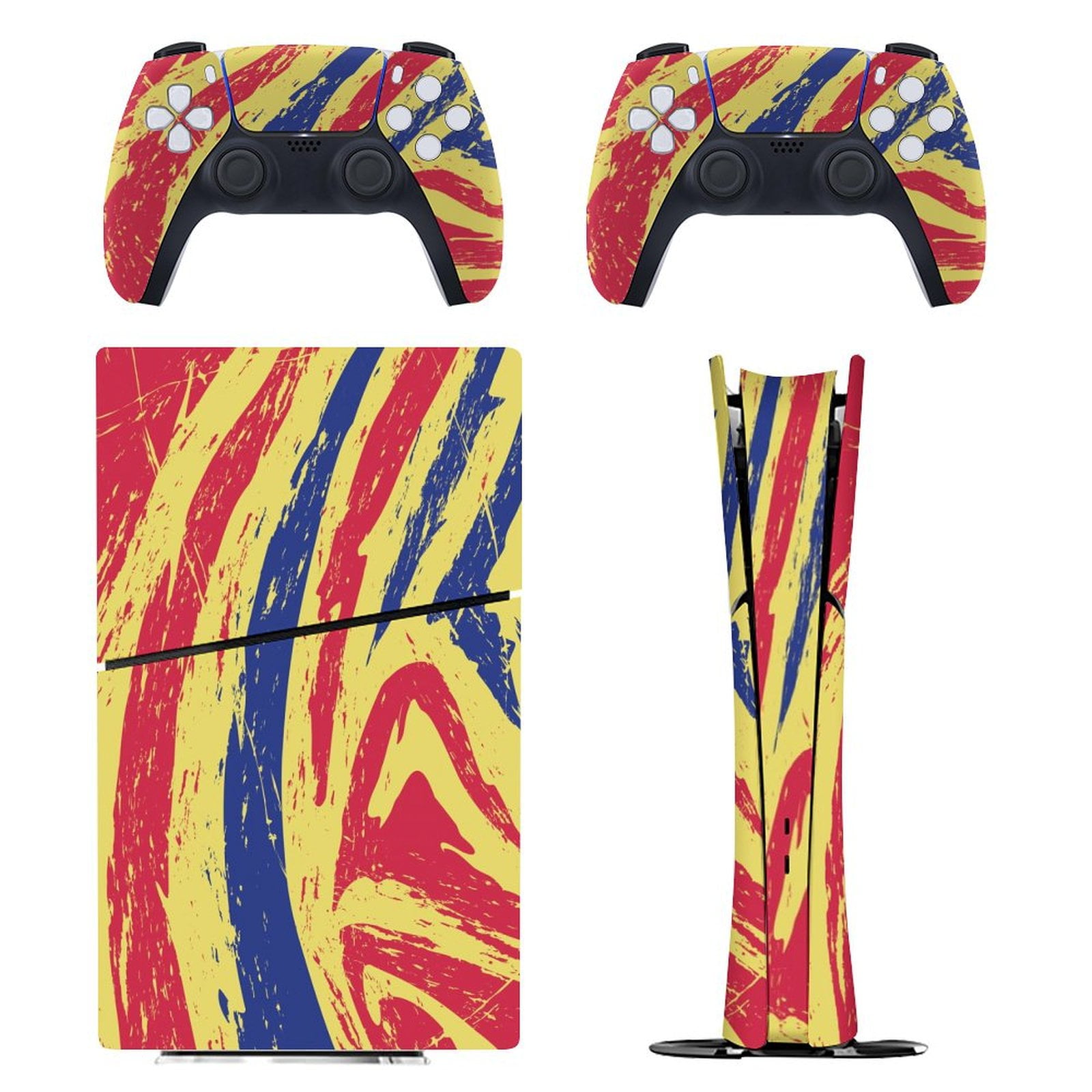 Stripe Line Pattern PS5/PS5 Slim Digital Disc Skin Sticker For Console ...