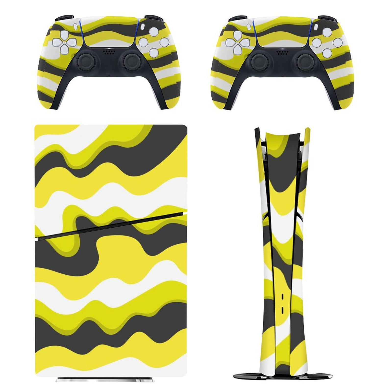 Stripe Line Pattern PS5/PS5 Slim Digital Disc Skin Sticker For Console ...