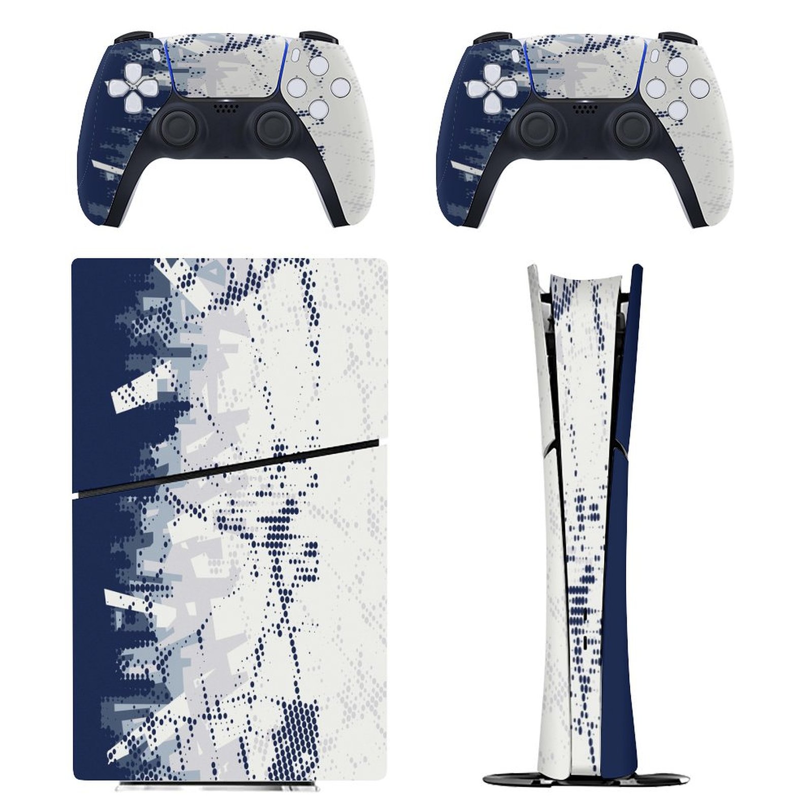 Stripe Line Pattern PS5/PS5 Slim Digital Disc Skin Sticker For Console ...