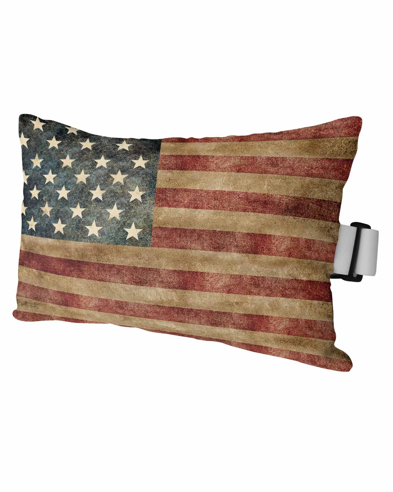 Stripe Outdoor Head Resting Pillows with Insert American Flag Vintage ...