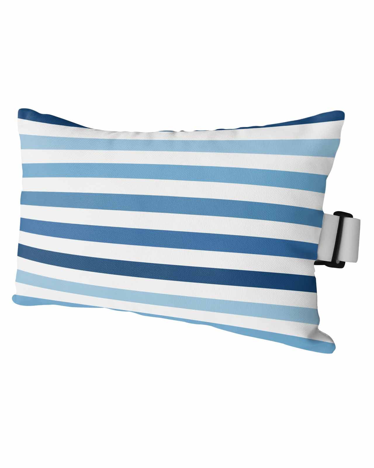 Stripe Outdoor Head Resting Pillows with Insert Gradient Blue White ...
