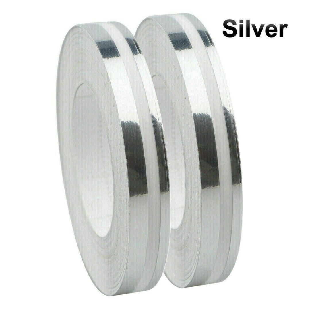 Stripe Stickers Silver Streamline Double Line Tape Decal Vinyl Car ...