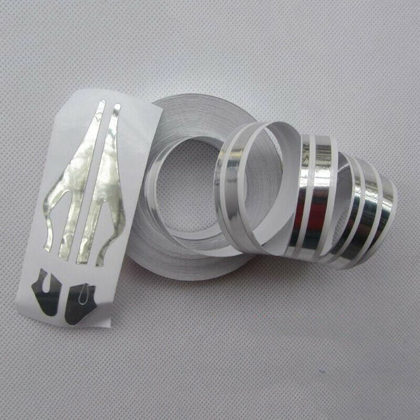 Stripe Stickers Silver Streamline Double Line Tape Decal Vinyl Car ...