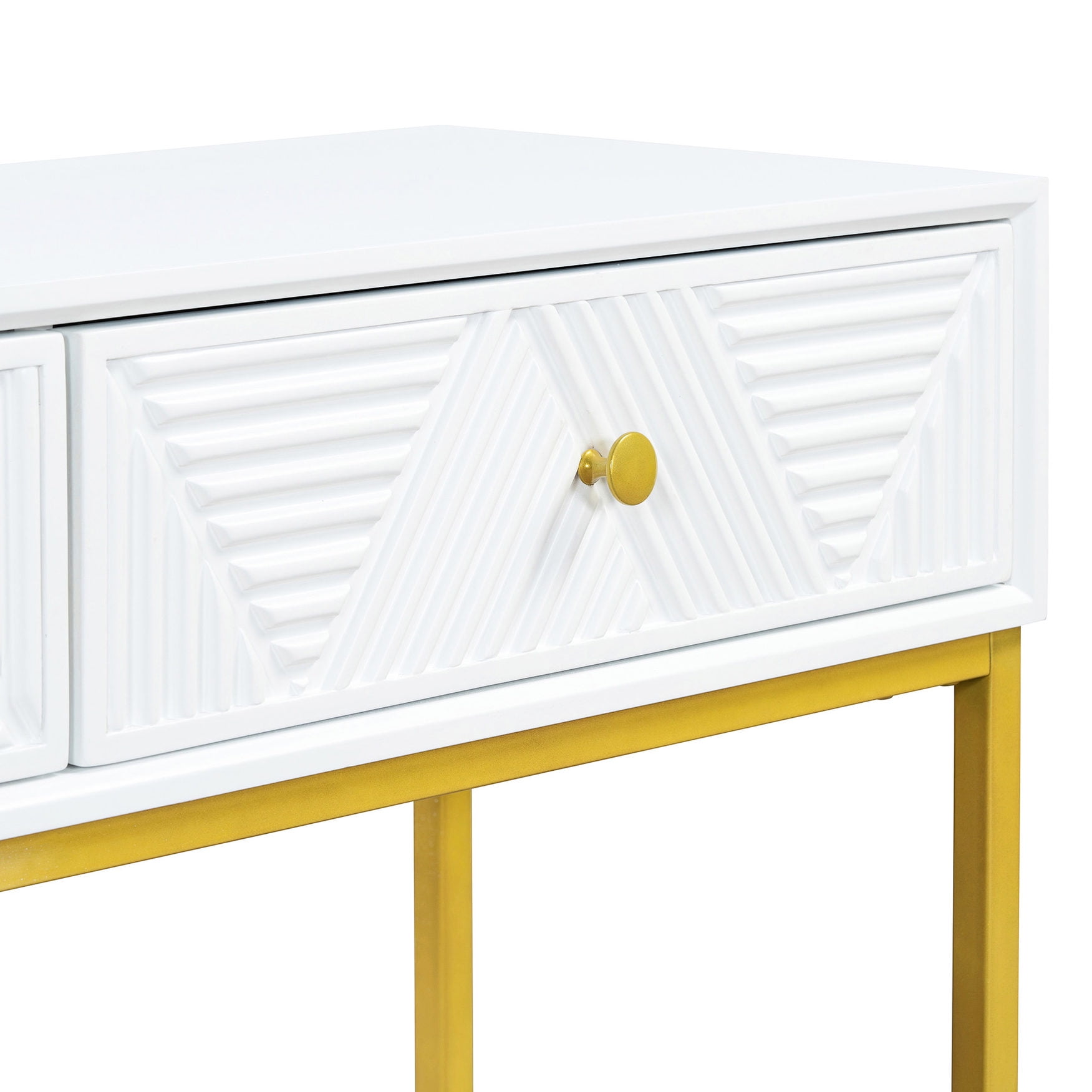 Stripe - designed console table with gold legs / In entryways and ...