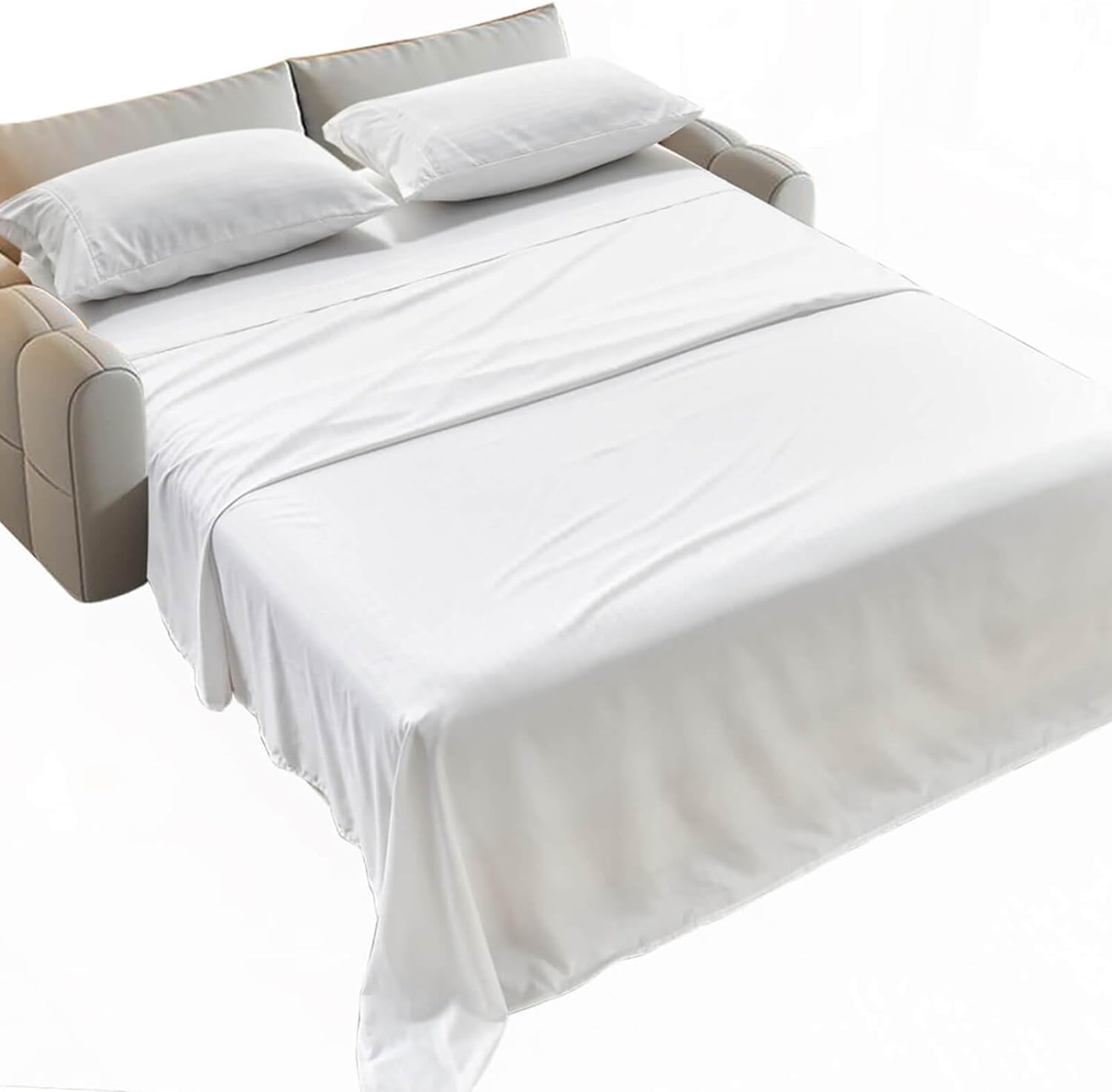 Striped 54x72 Full Size Sleeper Sofa Bed Sheets Set Soft 1800 ...