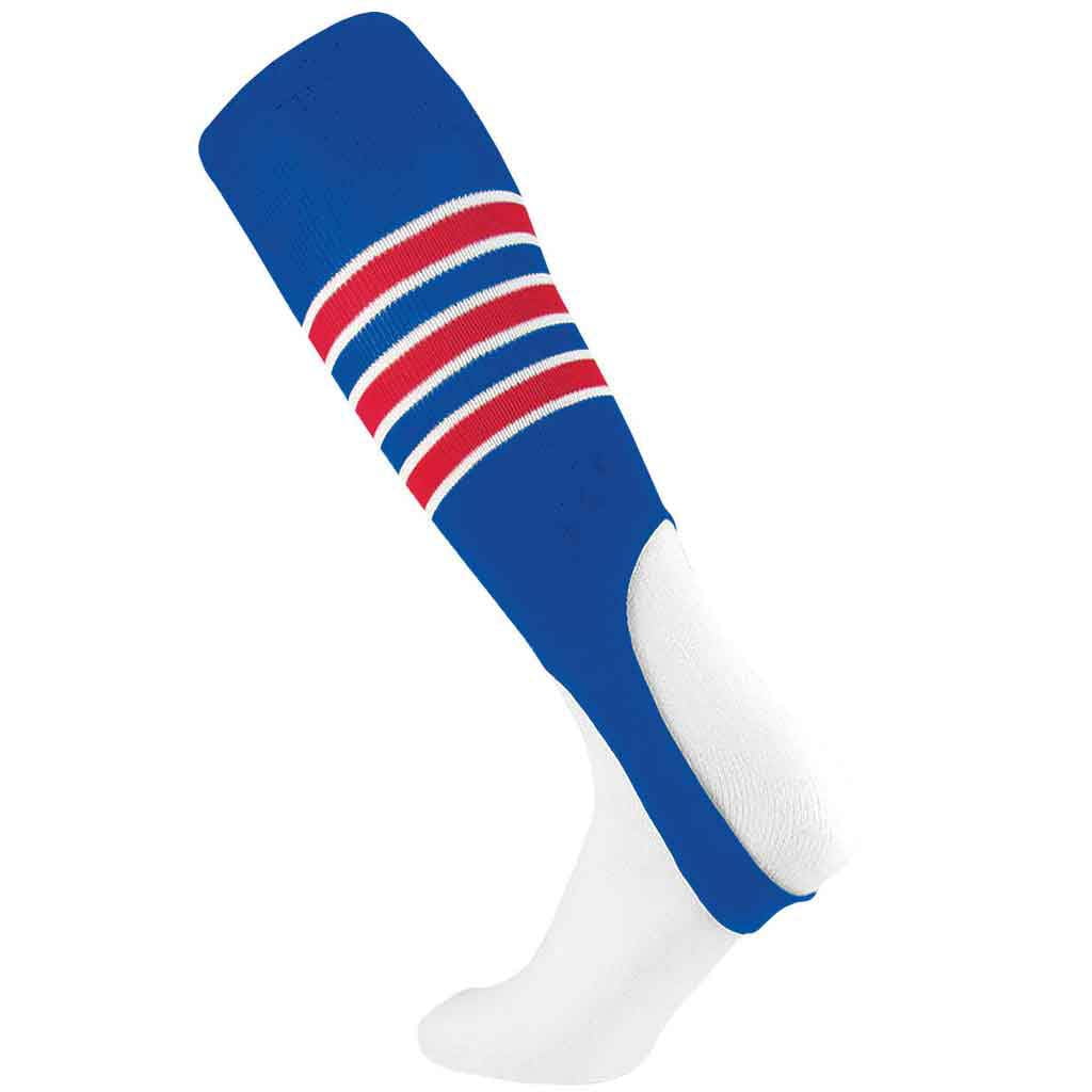 Striped Baseball Stirrups Pattern D (Royal/White/Scarlet, Large ...