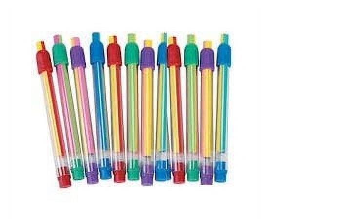 Striped Eraser Sticks - Stationery - 12 Pieces - Walmart.com