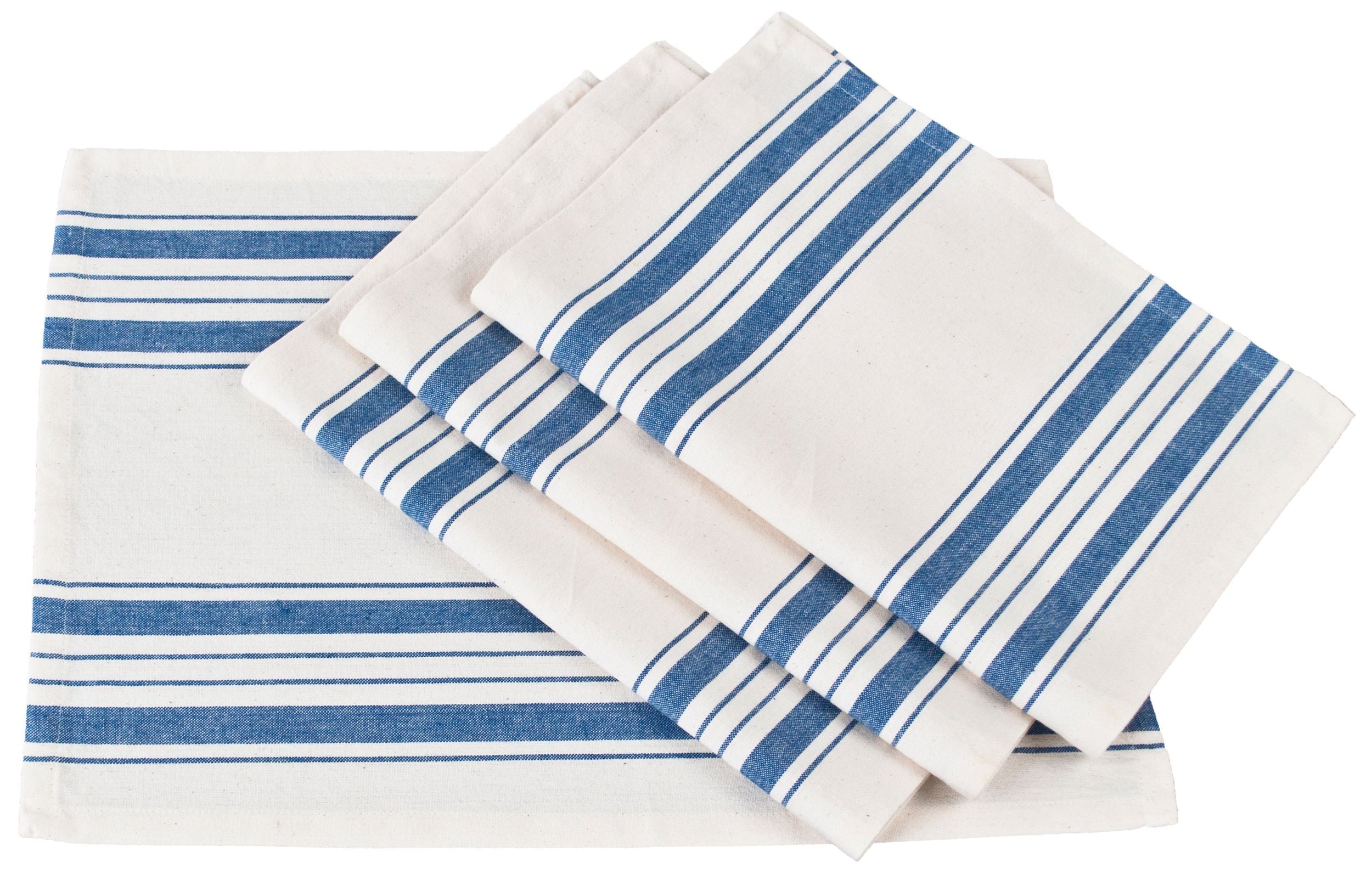 Striped Farmhouse Cotton Table Linen Collection - Walmart.com
