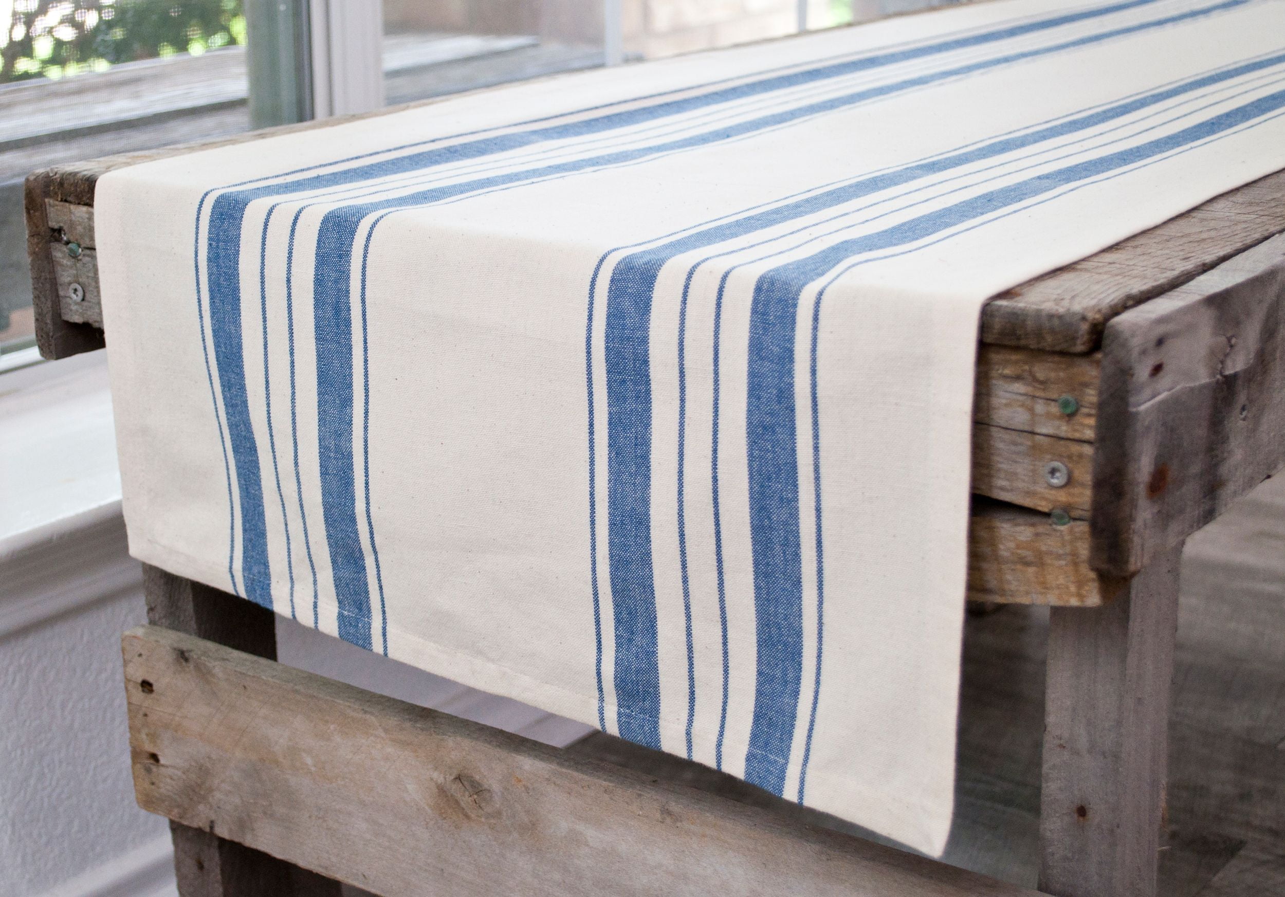Striped Farmhouse Cotton Table Linen Collection - Walmart.com