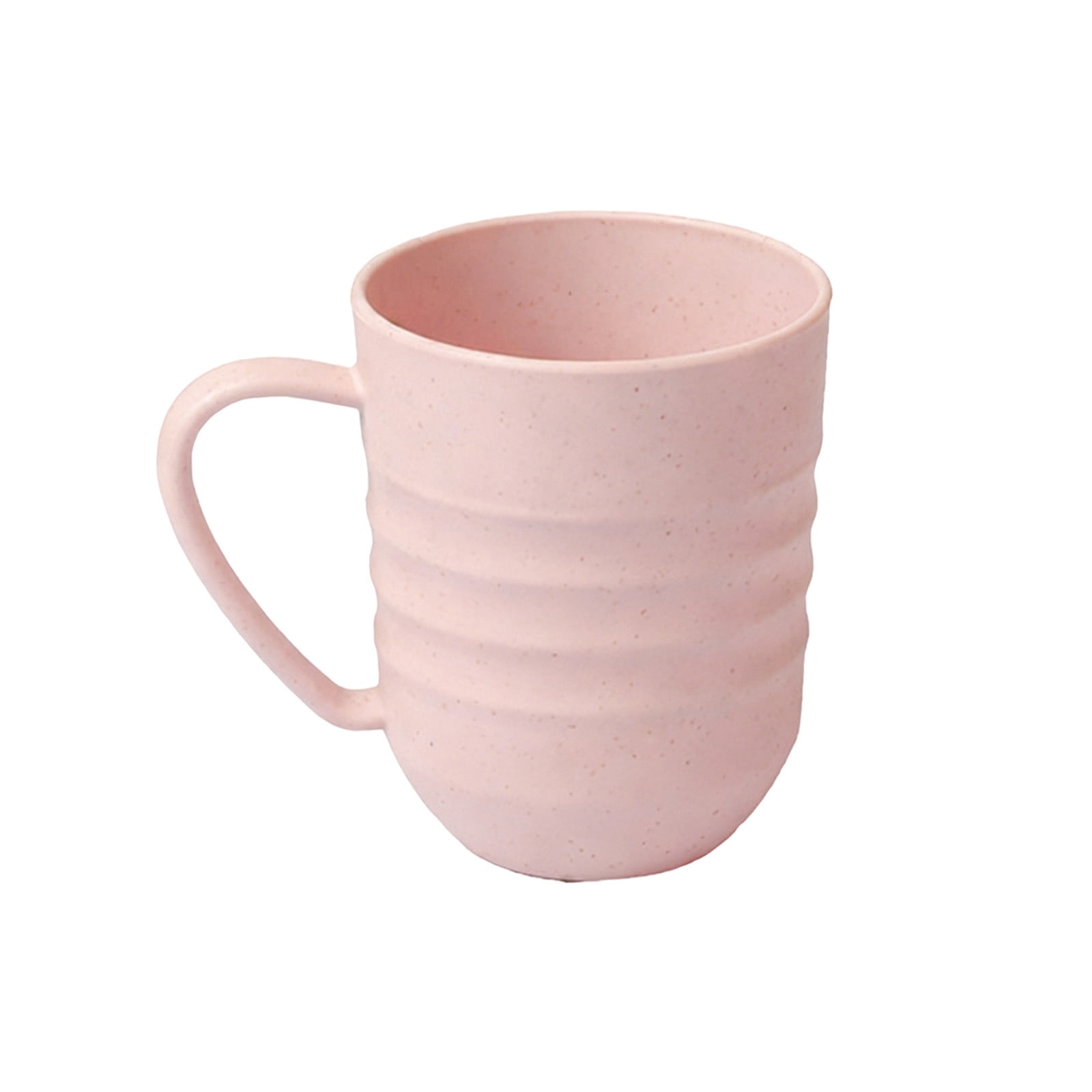 Striped Handled Drinking Cup, Versatile Plastic Tumbler for Water ...