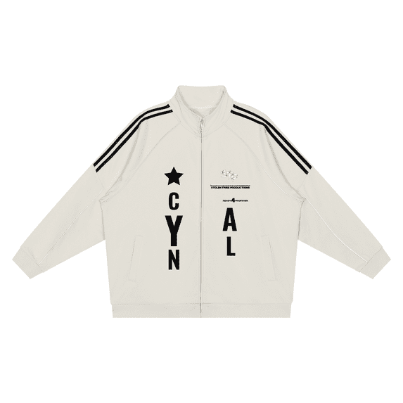 Striped Hood Famous Reflection Sleeve Jacket - Walmart.com
